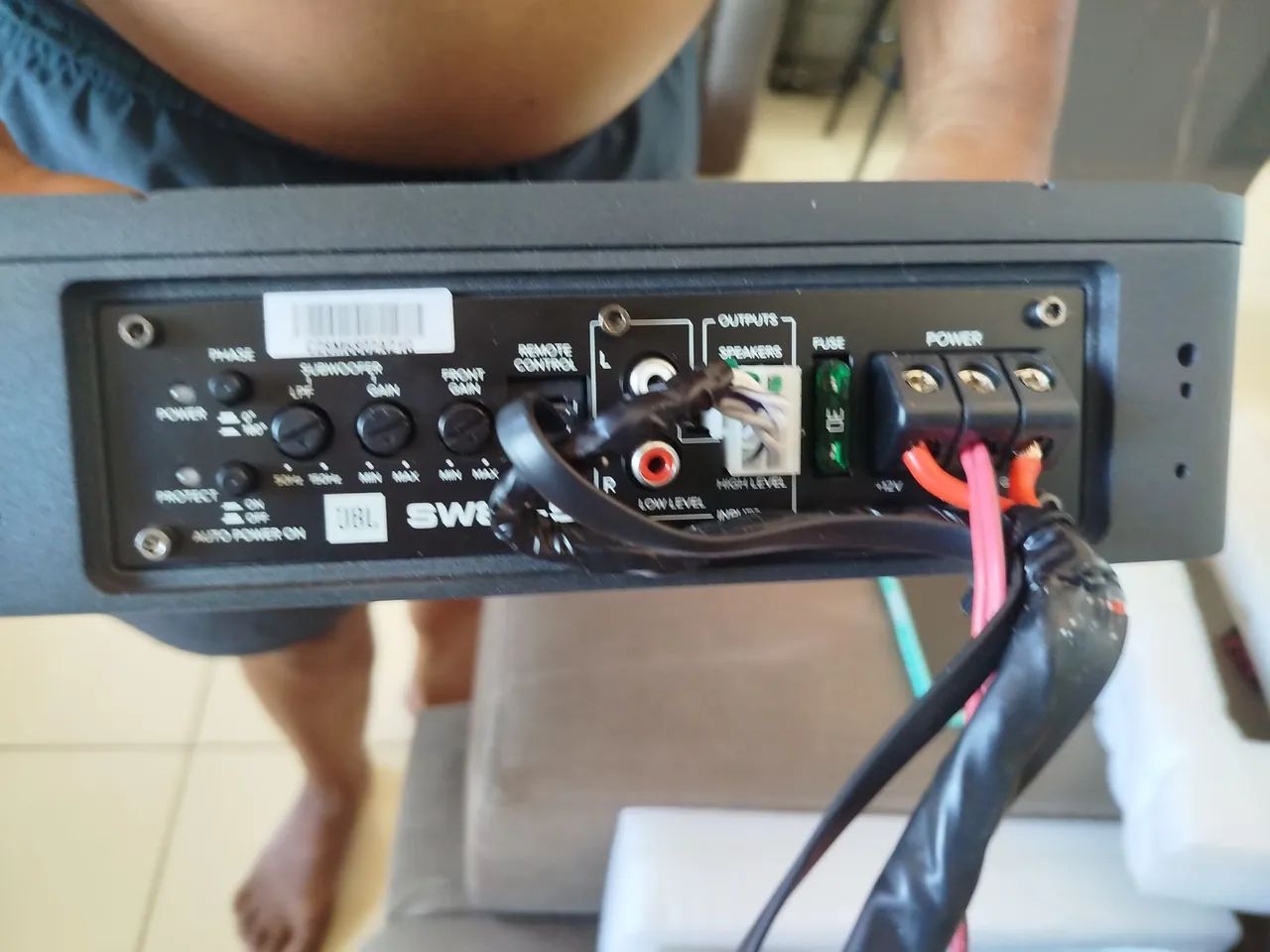 Som pra carro JBL subwoofer amplificado slim de som - Aparelhos de Som ...