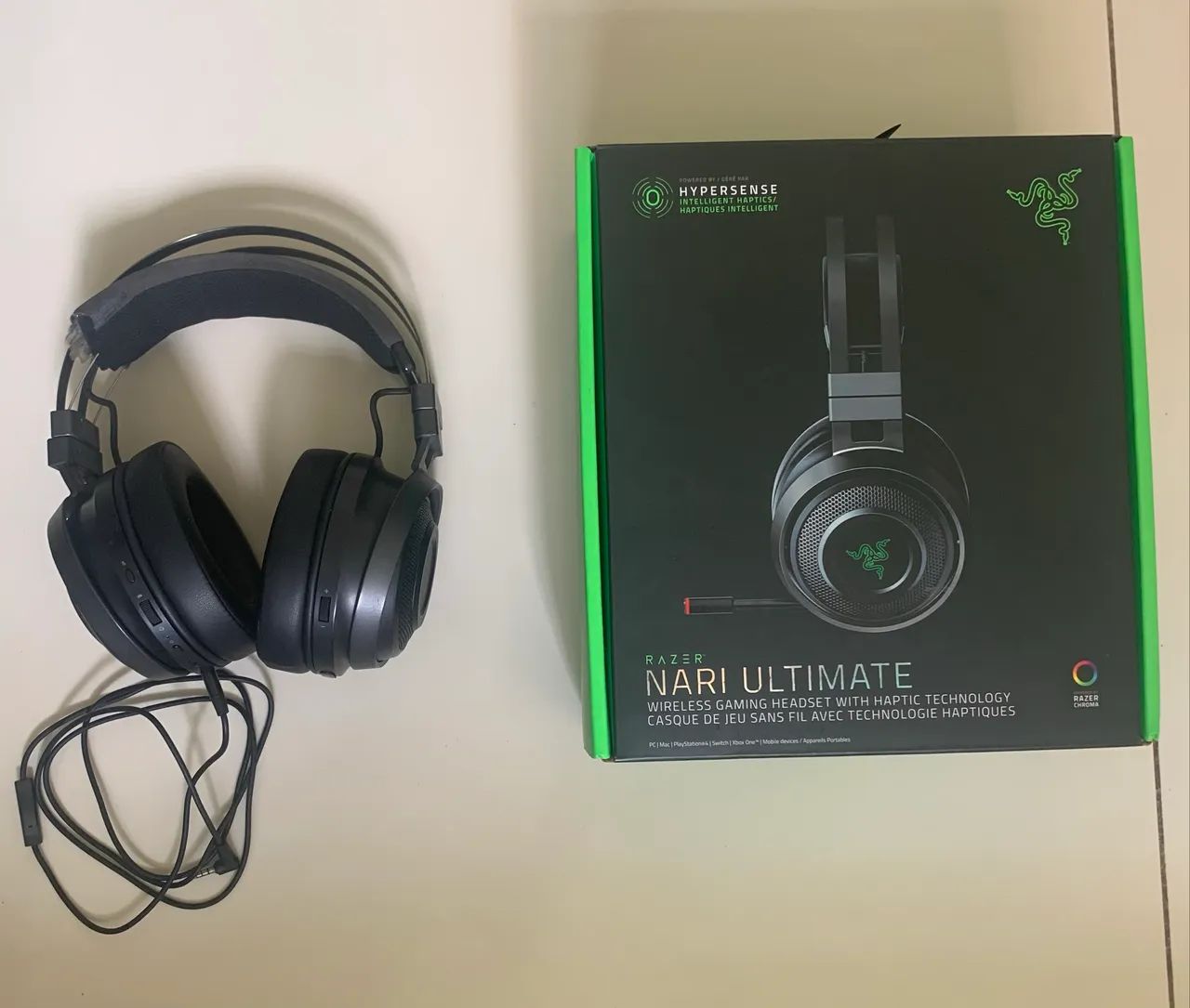 Headset Razer Nari Ultimate 7.1 Surround - Fones de Ouvido - Parque São ...