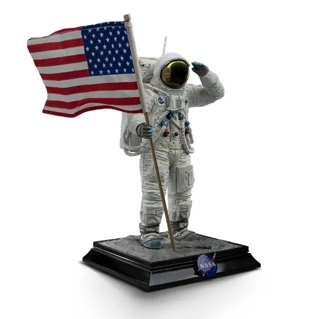 Astronauta Apolo 11 - Nasa - Art Scale 1/10 - Iron Studios - Hobbies e ...