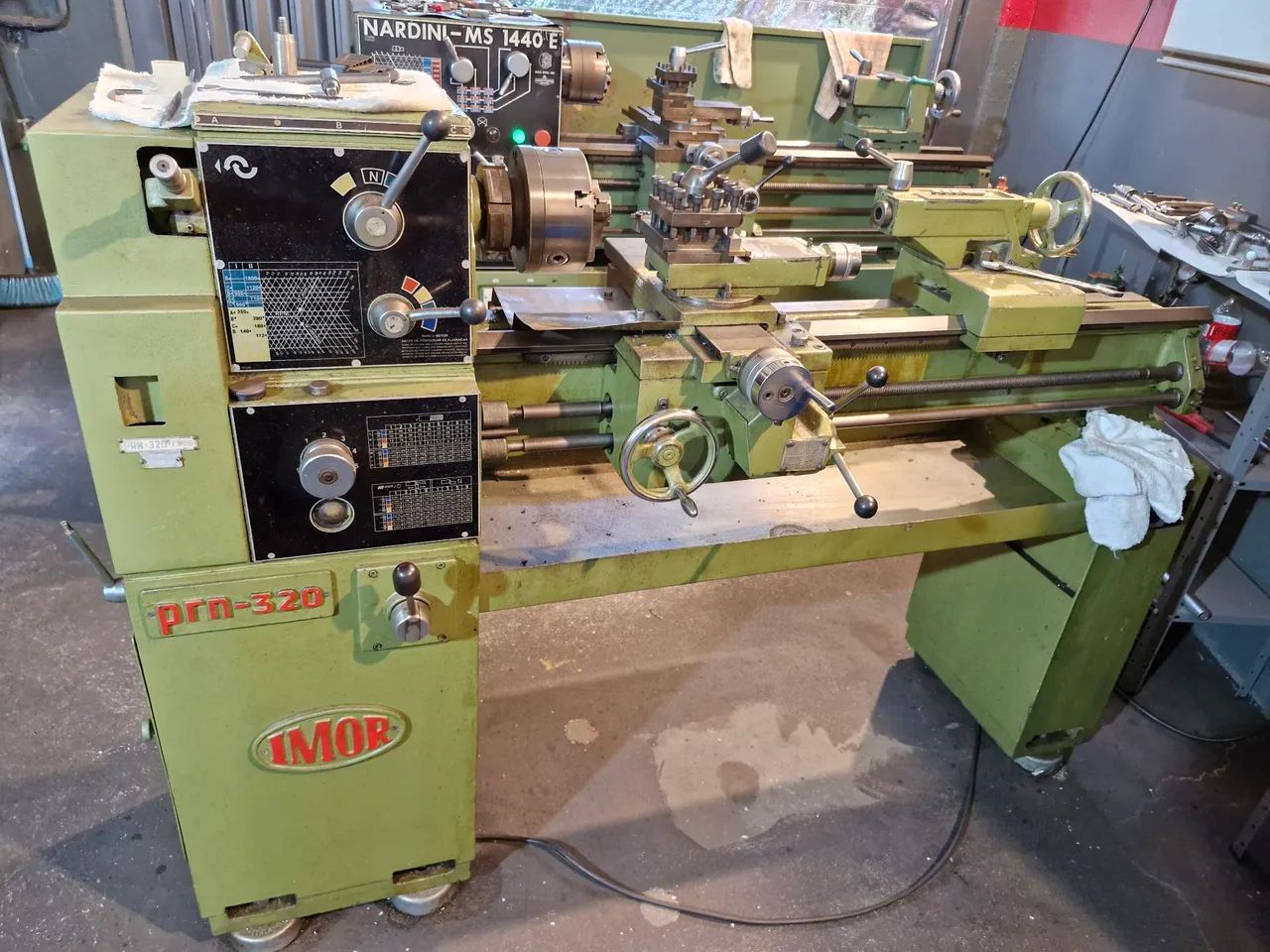 Torno Mecânico IMOR PRN 320 - Máquinas para produção industrial ...