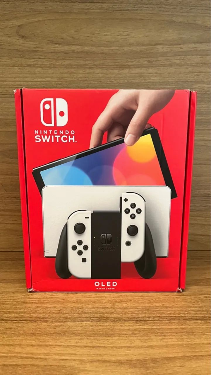 Nintendo Switch OLED Branco Novo - DESBLOQUEADO - Consoles de Vídeo Game - Centro, Ubá ...