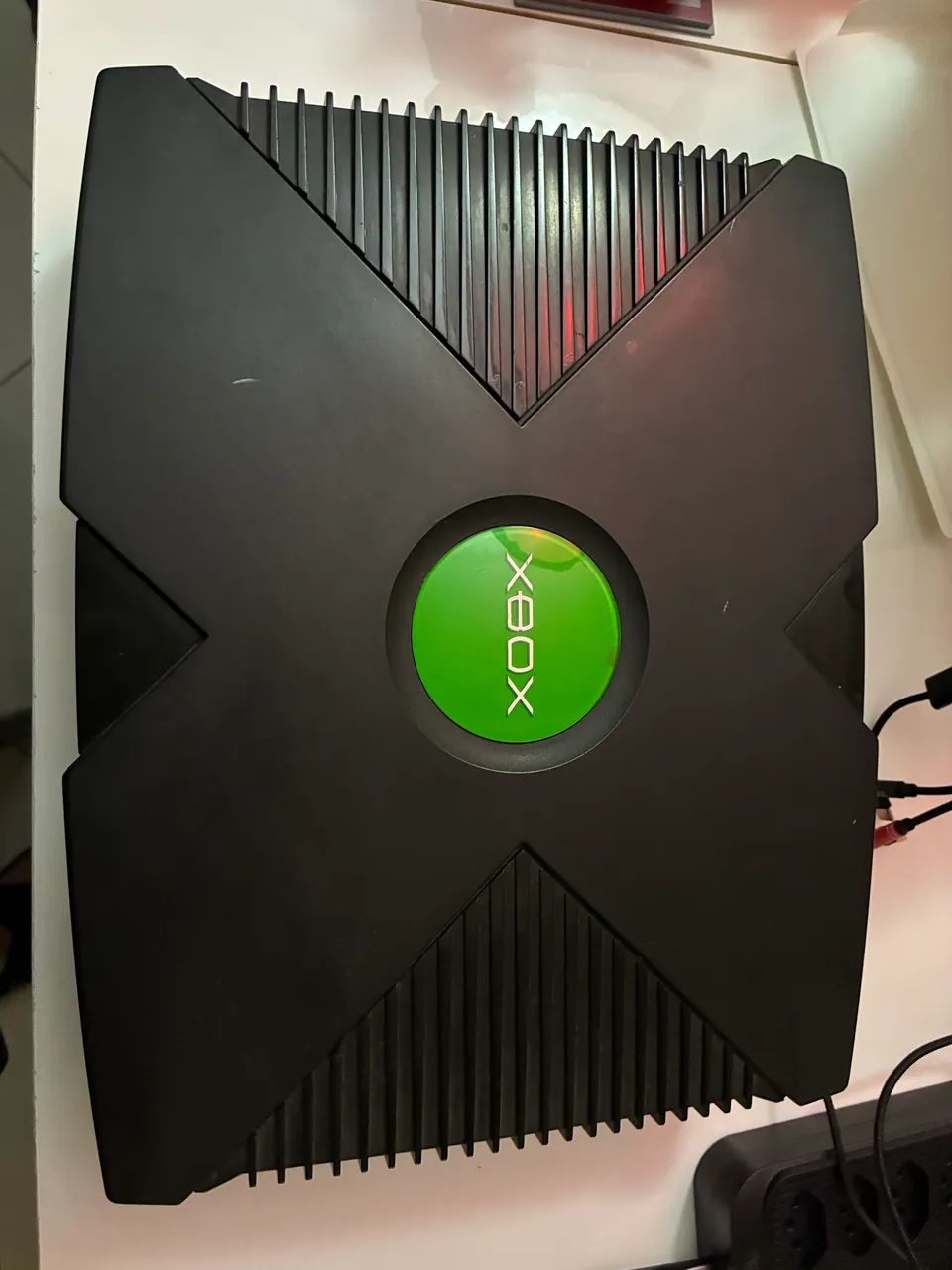 Xbox clássico desbloqueado com 2 controles - Consoles de Vídeo Game ...