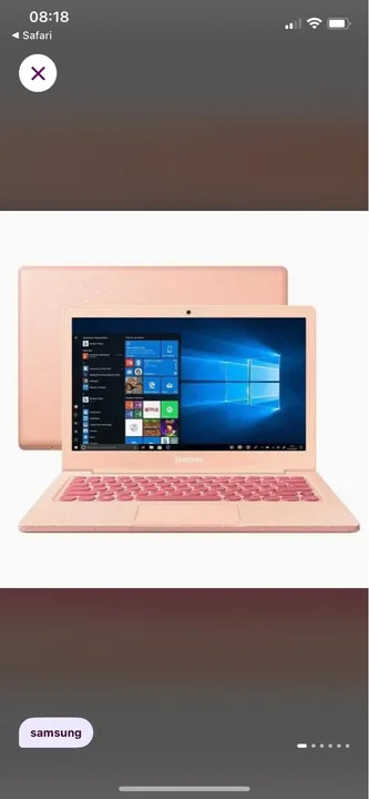 "notebook samsung rosa" - Notebooks no Brasil