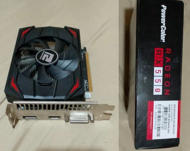 "rx 550 powercolor" no Brasil