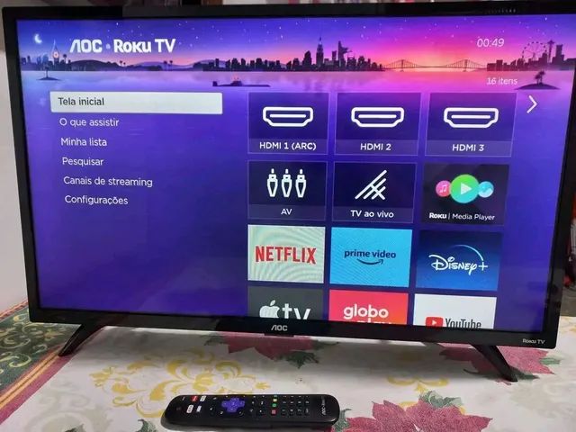 "smart tv aoc 32 polegadas" no Brasil