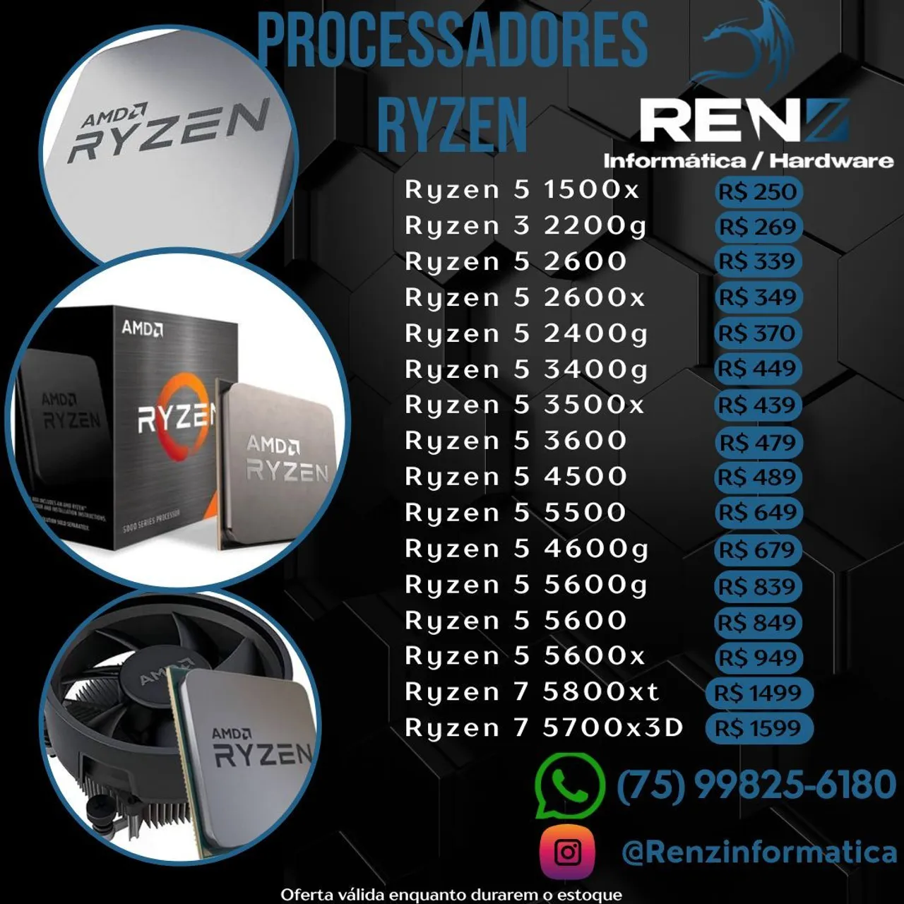 AMD Ryzen 5 no Brasil