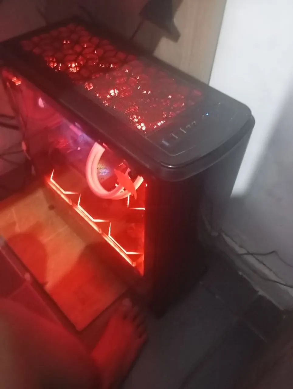 Gabinete Gamer Bluecase BG-007, Mid Tower, com 3 Fans vidro Temperado ...