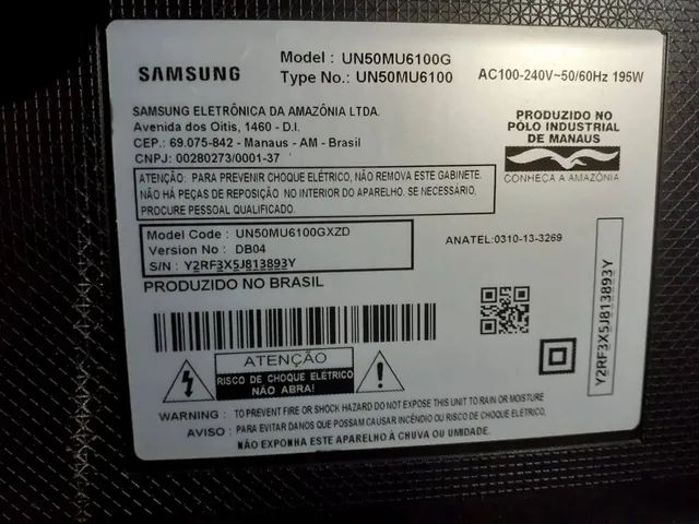 "tv samsung 50 polegadas" no Brasil