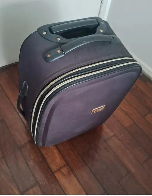 Mala de viagem 50 X 35 cm de 12 kgs com rodas alca retrátil resistente ...