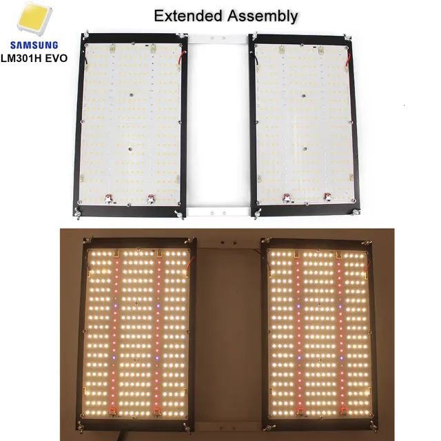 Painel led cultivo indoor Quantum Board LM301H EVO 240w Full Spectrum ...