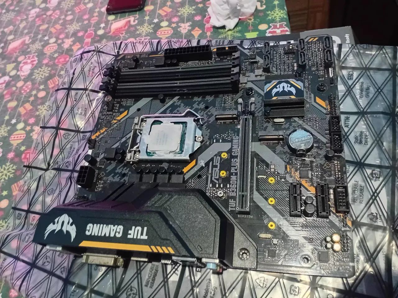 Placa mãe B360M PLUS GAMING+ I3 9100F - Peças de Hardware - Mata Escura ...