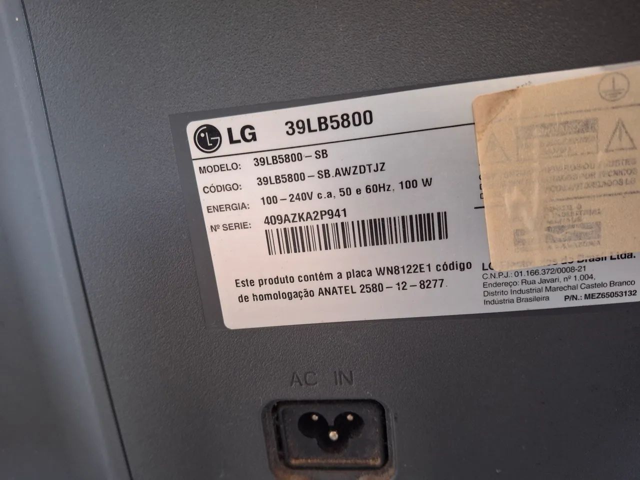 TV LG 39? Full HD Smart - TVs - Bela Vista, São José 1472199756 | OLX