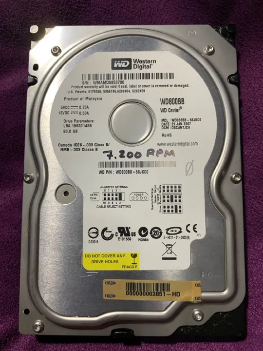 "hd ide 80gb" no Brasil