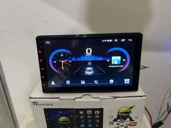 Central Multimídia Android 7 Polegadas GPS Bluetooth - Carros, vans e ...