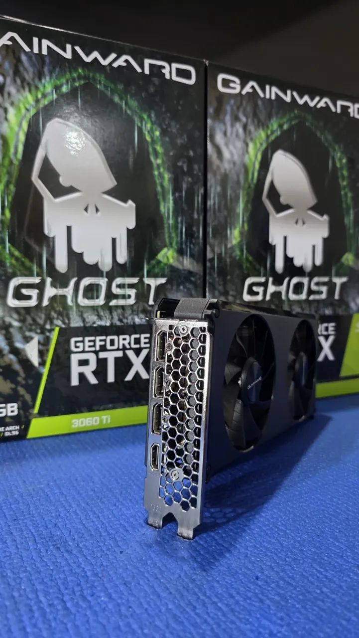 Placa de Vídeo Gainward NVIDIA GeForce RTX 3060 Ti Ghost, LHR, 8GB, GDDR6, 256Bit, DLSS - Placas ...