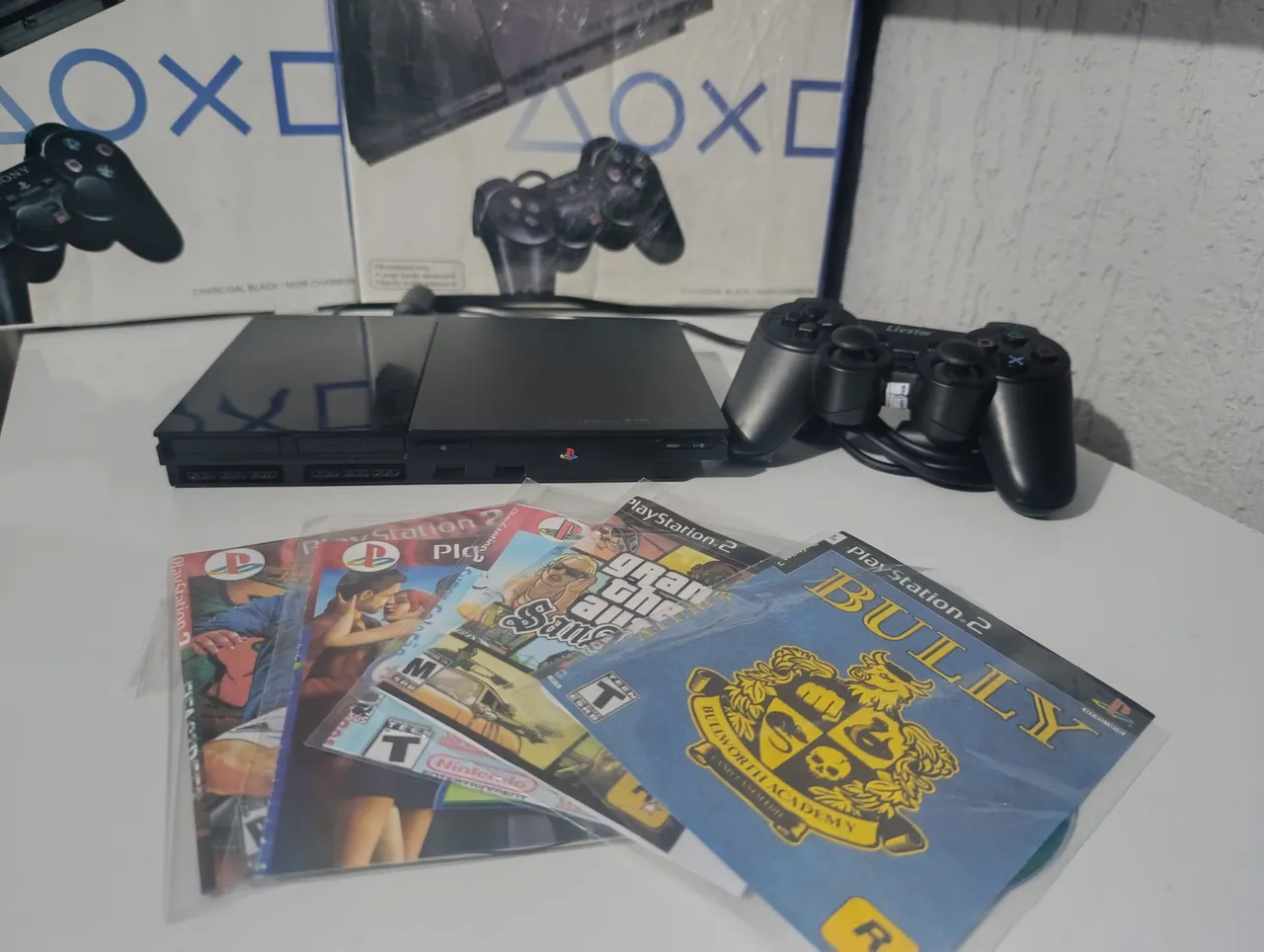 "playstation 2 slim" no Brasil