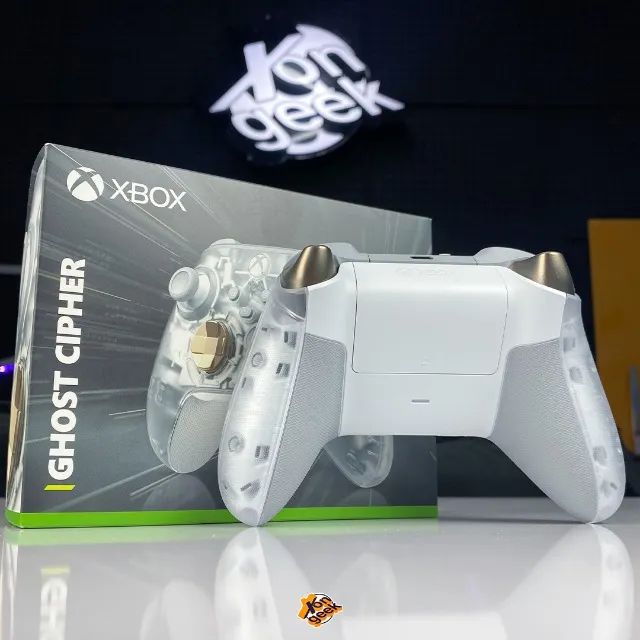 Controle Xbox Series S/X Ghost Cipher - Microsoft | Ideal para colecionadores Xbox! - Consoles ...