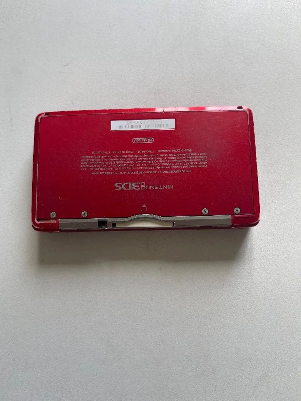 Nintendo 3ds Nintendo 3ds Standard Ctr-001 Standard Cor Flame Red 2011 ...