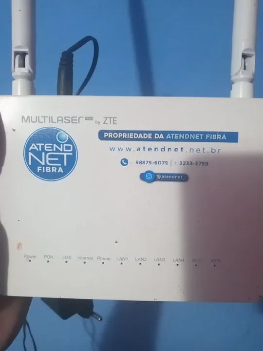 Roteador Multilaser ZTE Fibra Ótico - Conectividade e Dispositivos de ...