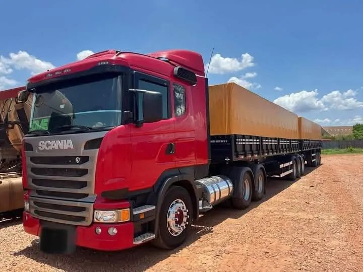 SCANIA R440 6x4 2014/15 + RODOTREM FACCHINI 3x3 25MTRS 2014 ...