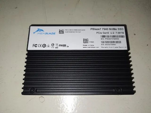 SSD Datacenter Memblaze PBlaze7 7940 7.68TB Gen 5.0 x4 - Armazenamento - Centro, Porto Feliz ...