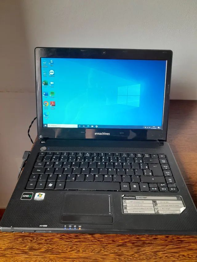 "notebook emachines" no Brasil