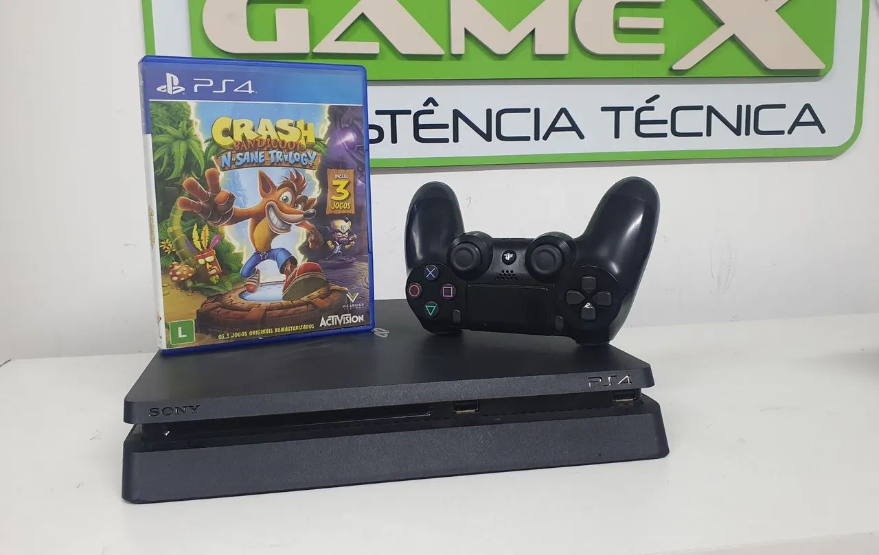 PS4 SLIM 500 GB SEMI NOVO Consoles de Video Game Centro Sao Jose dos Campos 1344862419 OLX