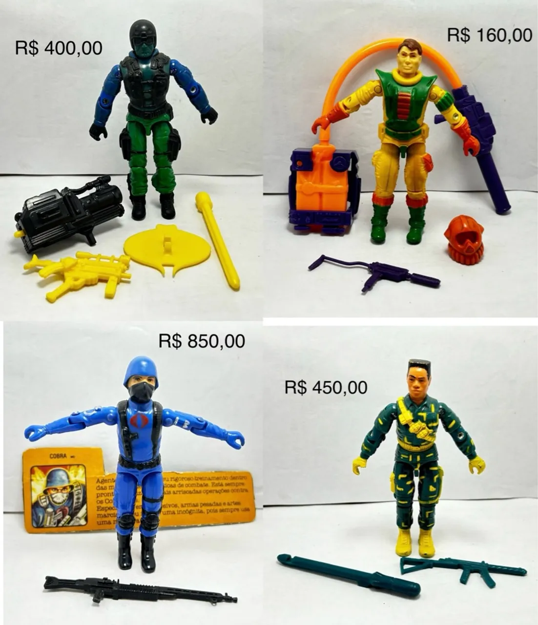 "bonecos comandos em acao" - Hobbies e coleções no Brasil