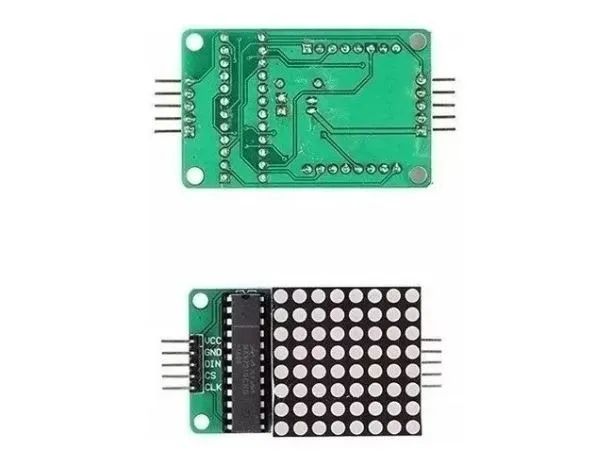 Matriz De Led 8x8 Max7219 Para Arduino Esp8266 Esp32 Módulo Automação ...