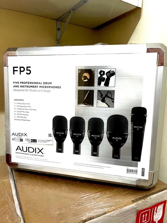 Kit de Microfones para Bateria Audix FP5 - Instrumentos musicais ...