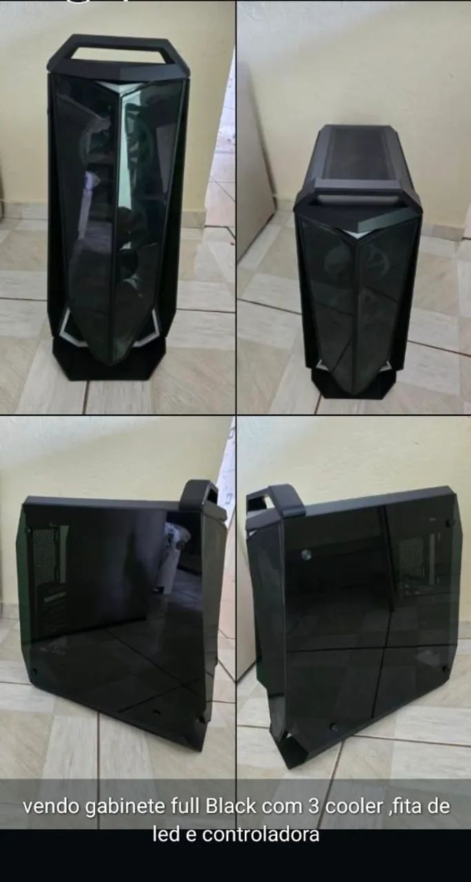 gabinete gamer micro atx e atx com processador ryzen 5 3500x - Peças de ...