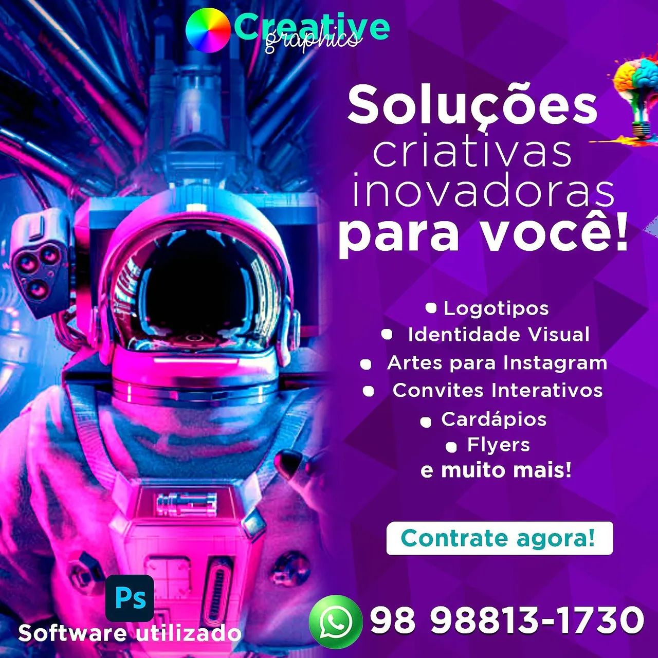 Design Gráfico Artes Digitais Logo Flyers Banners Social Media ...