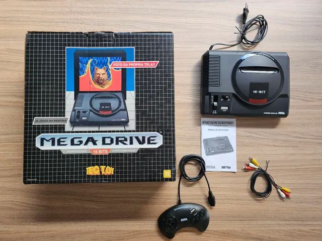 "console mega drive tectoy" no Brasil