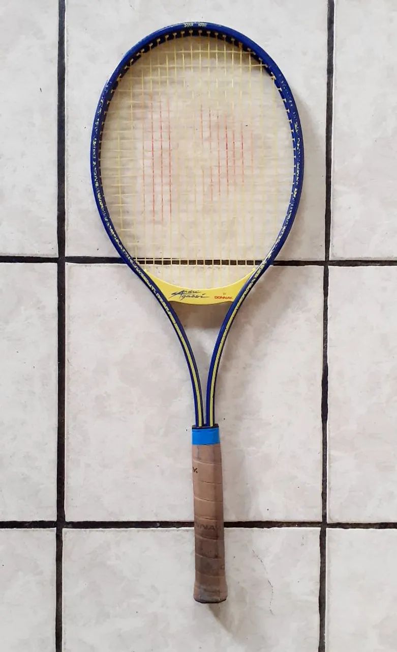 Raquete de Tênis Donnay Star 1000 Andre Agassi - Esportes de Quadra e ...