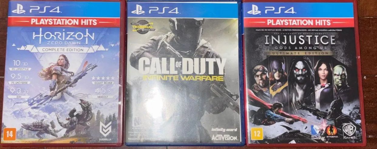 Playstation 4 sim 1tb completo + 3 jogos - Consoles de Vídeo Game ...