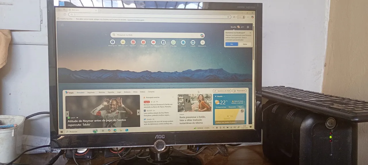 "monitor aoc 22 polegadas" - Monitores no Brasil