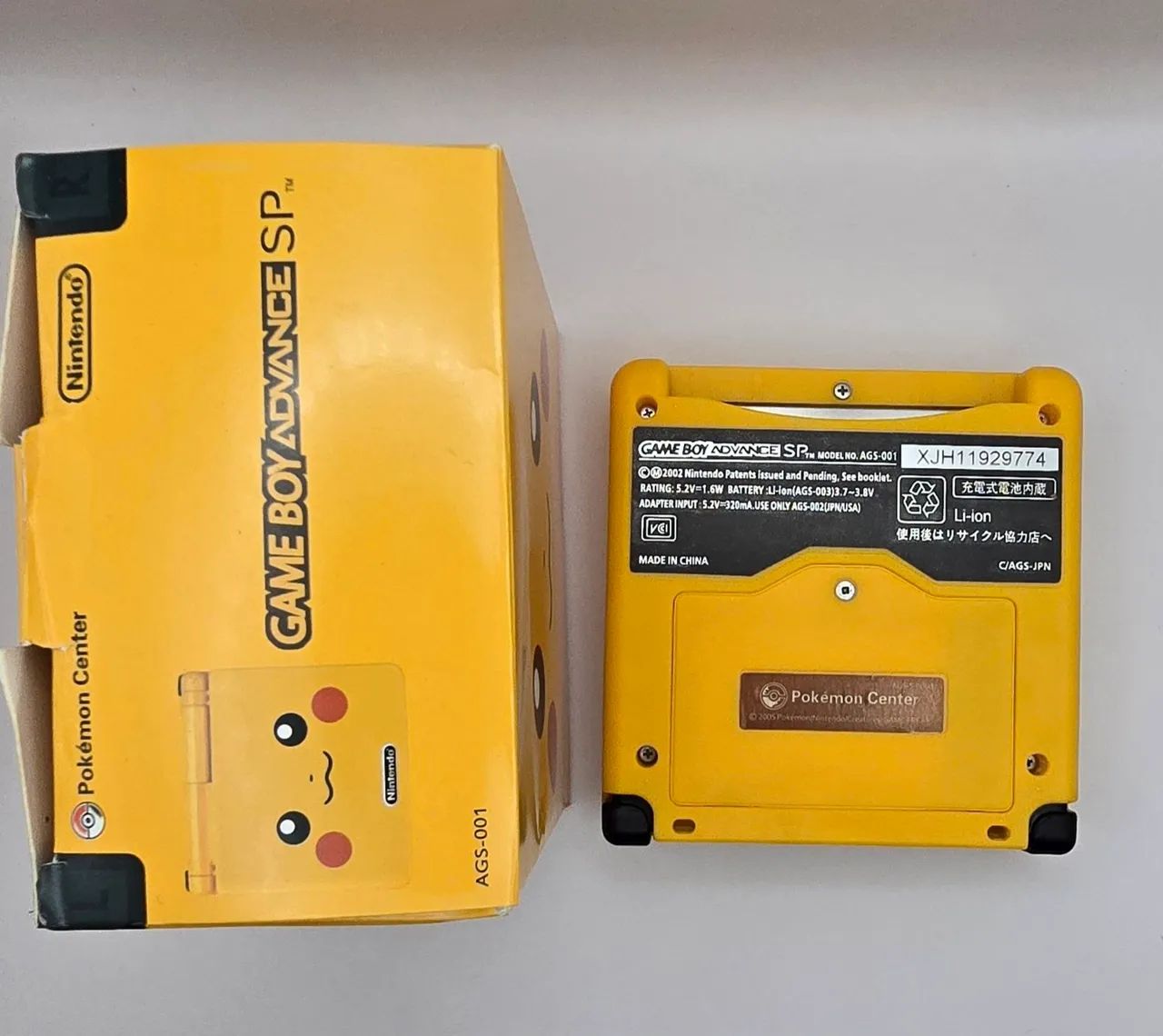 Gameboy advance sp pikachu edition store