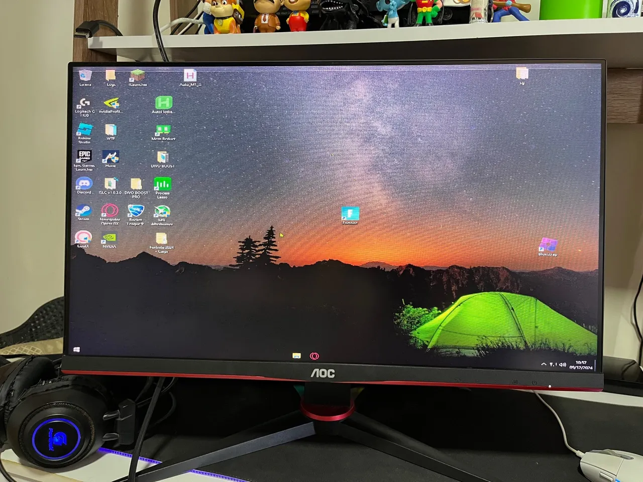 "monitor gamer aoc 144hz" - Monitores no Brasil