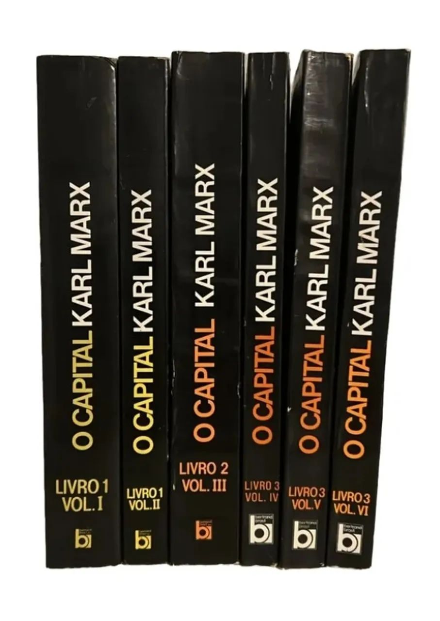 Coleção Completa Livros - O Capital - Karl Marx - 6 Volumes - Livros e ...
