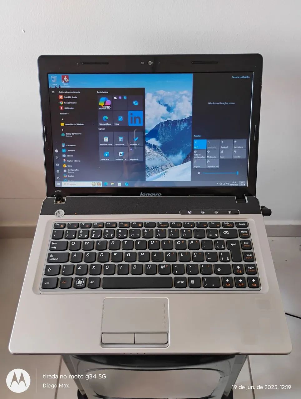 Notebook Lenovo Ideapad Z460 com Processador Intel Core i3. - Notebooks ...