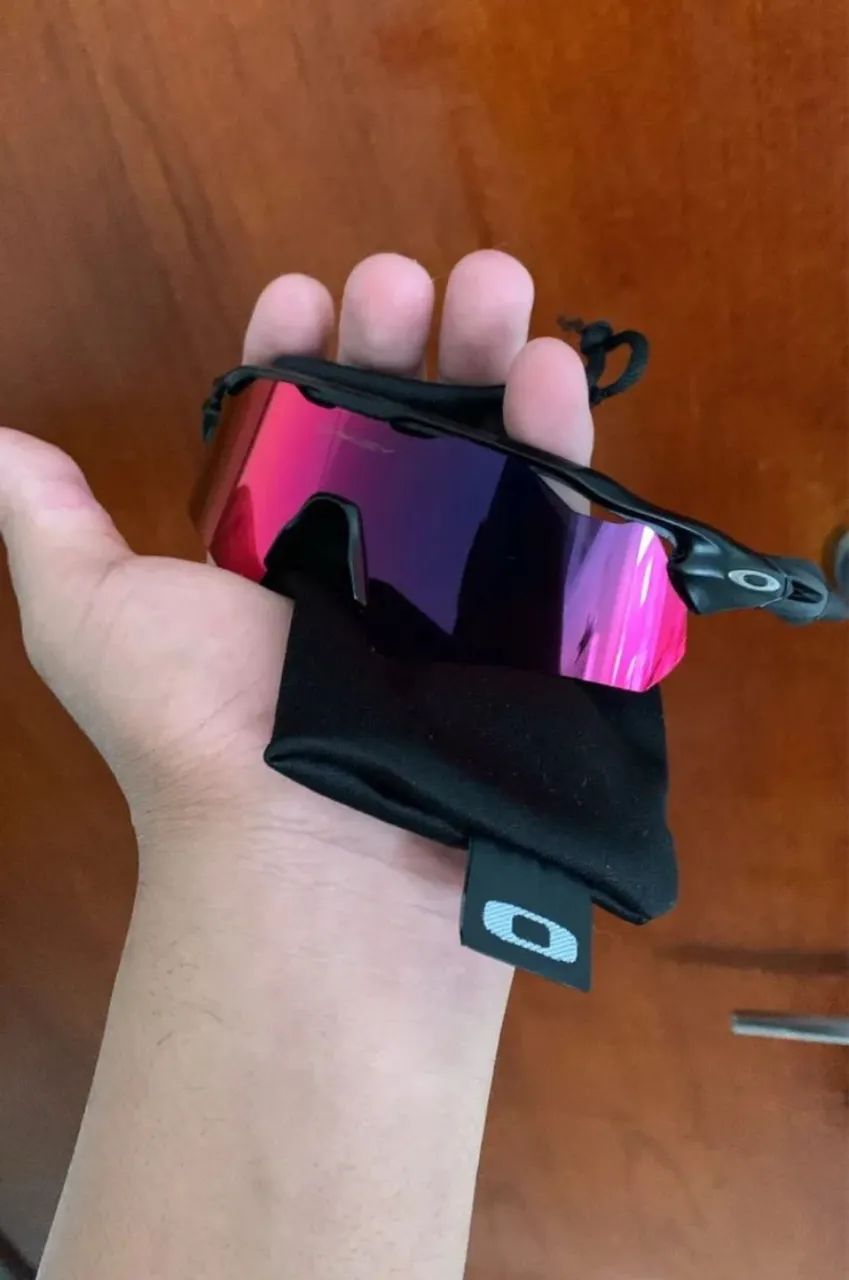 Óculos Oakley radar com lentes adaptadas originais - Acessórios ...