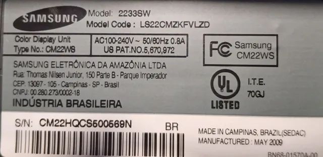 "samsung 22" no Brasil