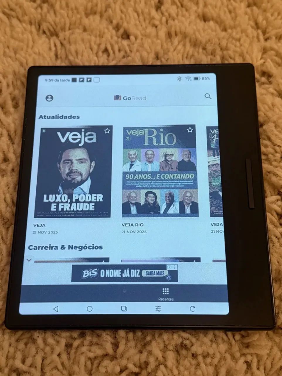 E-reader Boox Go Color 7 64gb (android 12) melhor que Kindle Colorsoft ...