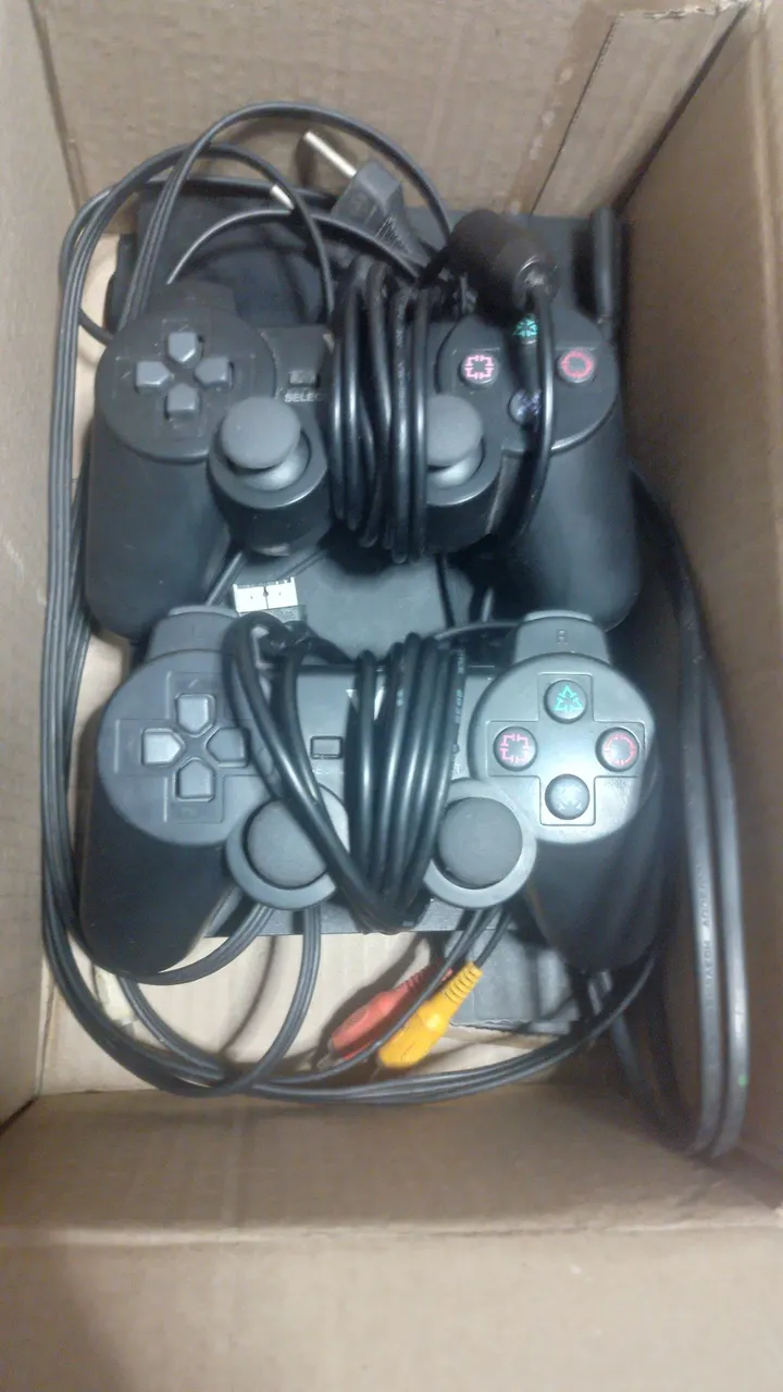 "controles de ps2 original" - Consoles de Vídeo Game no Brasil