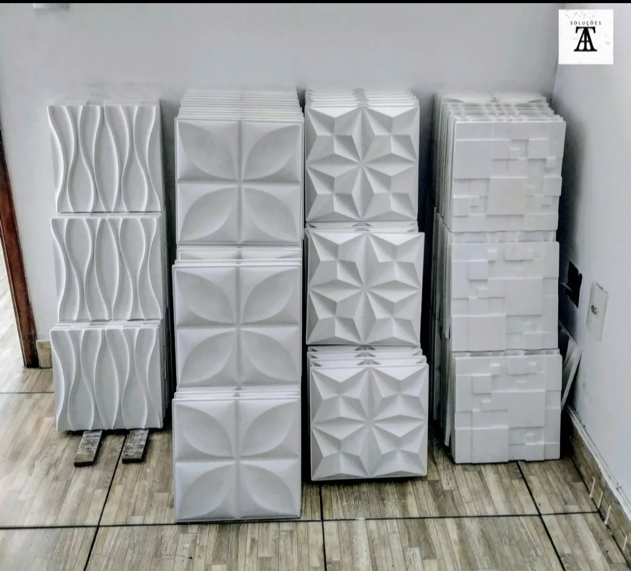 "placa de gesso tijolinho" no Brasil