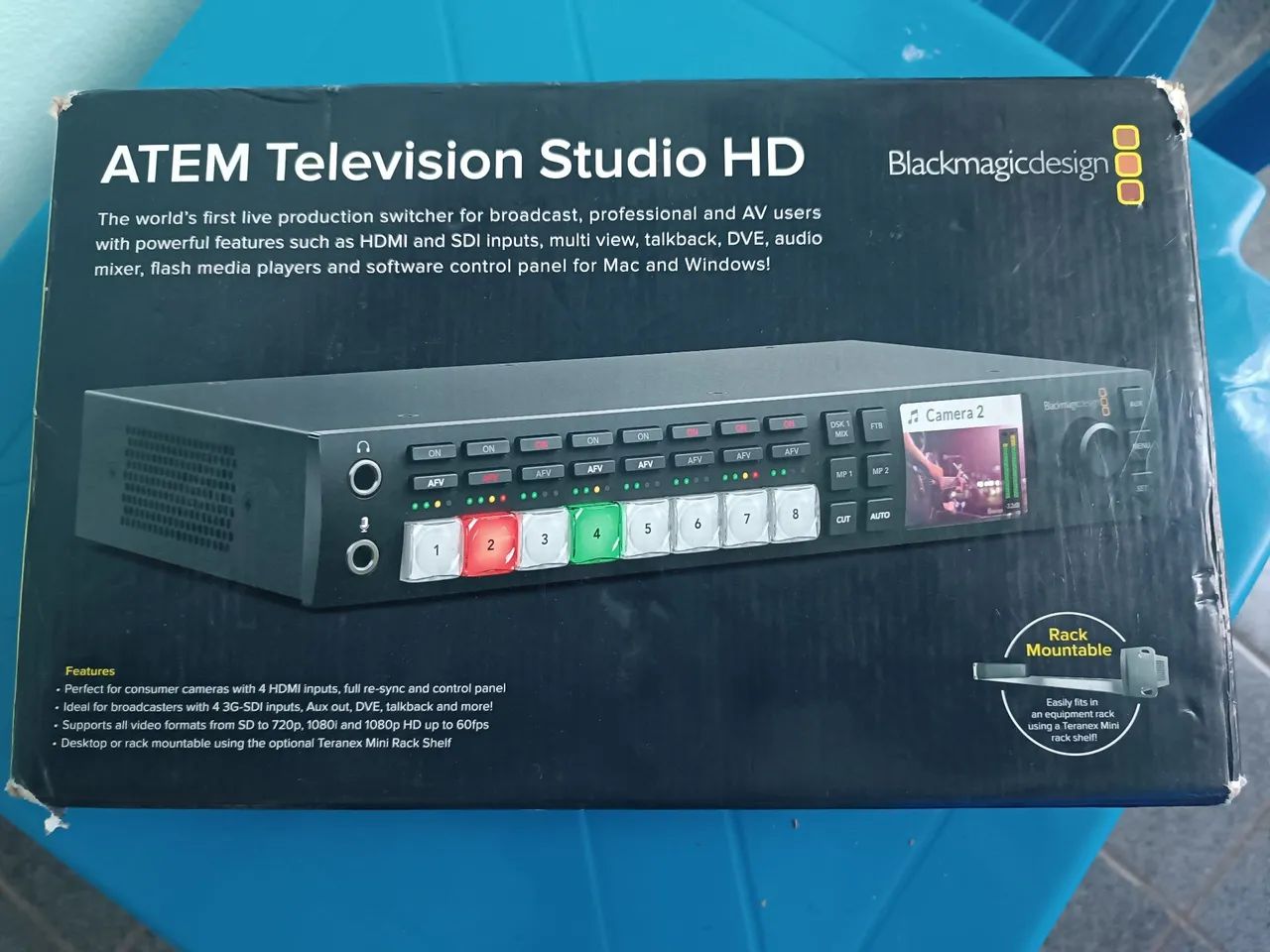 Blackmagic ATEM Television Studio HD - Switcher de Vídeo Profissional ...