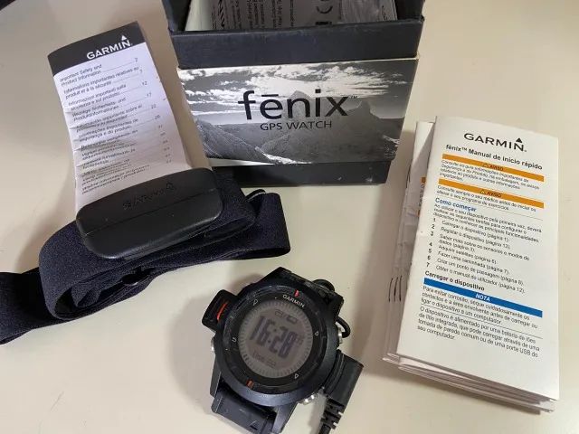 Relógio GARMIN com GPS integrado Fenix 1 + Monitor Cardíaco de Peito ...