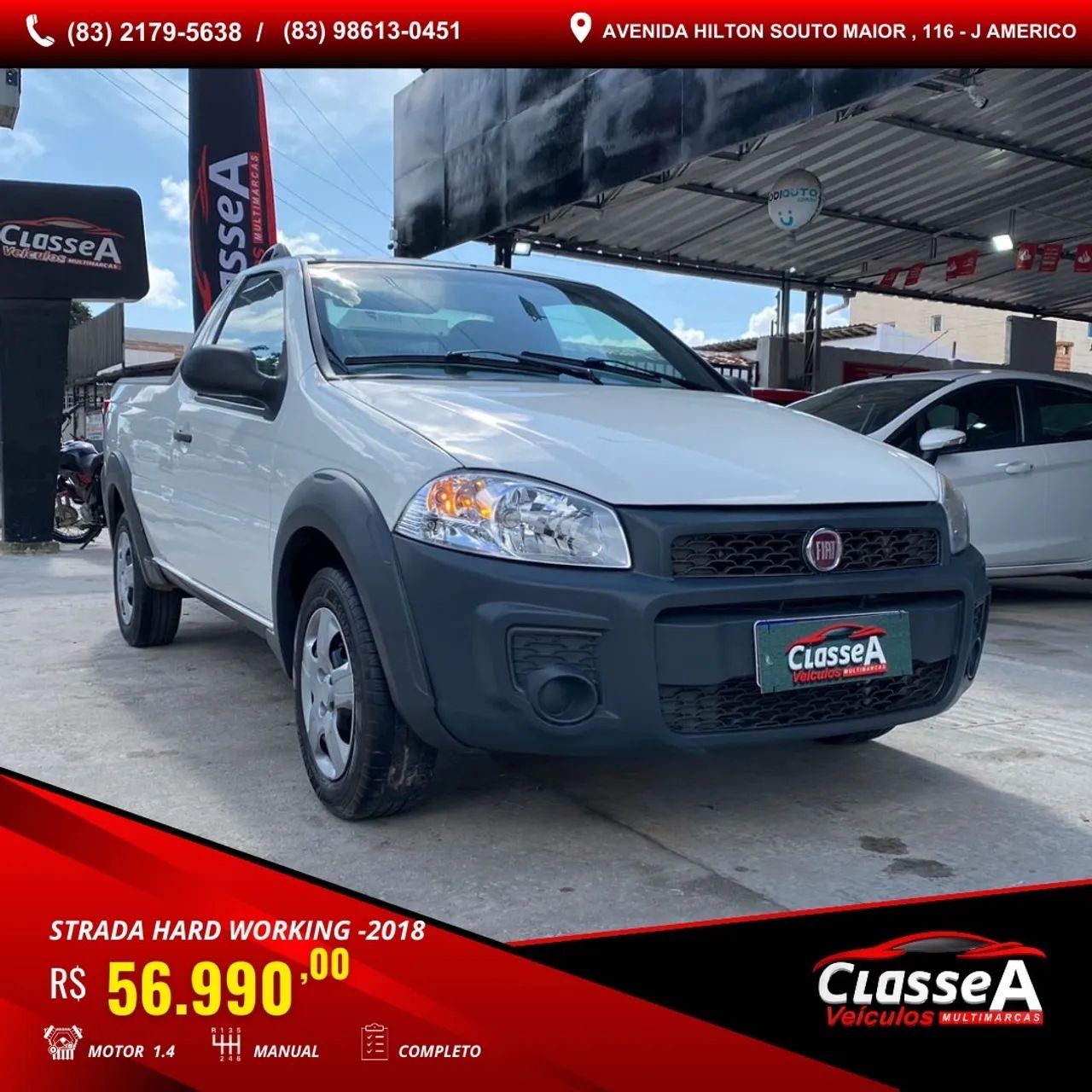FIAT STRADA 2018 Usados e Novos