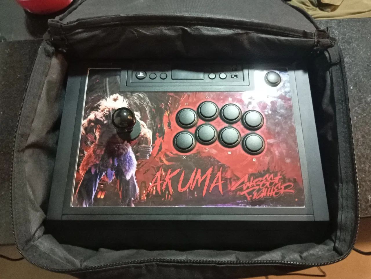 Controle Arcade Hori Alpha Akuma Street Fighter nativo Ps5, Ps4 e Pc ...