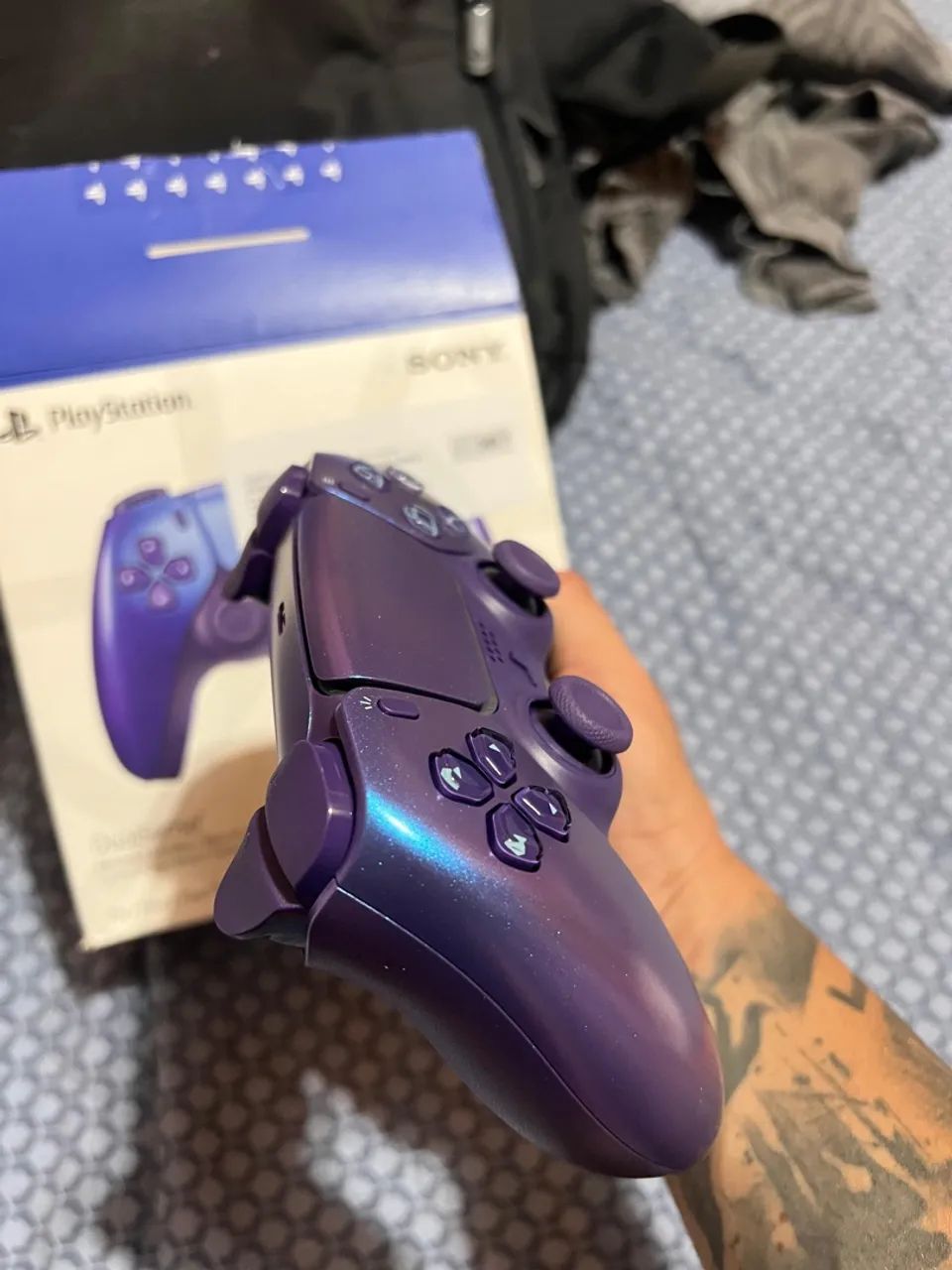 Controle PS5 DualSense Roxo - Novo - Peças e Acessórios de Vídeo Game ...